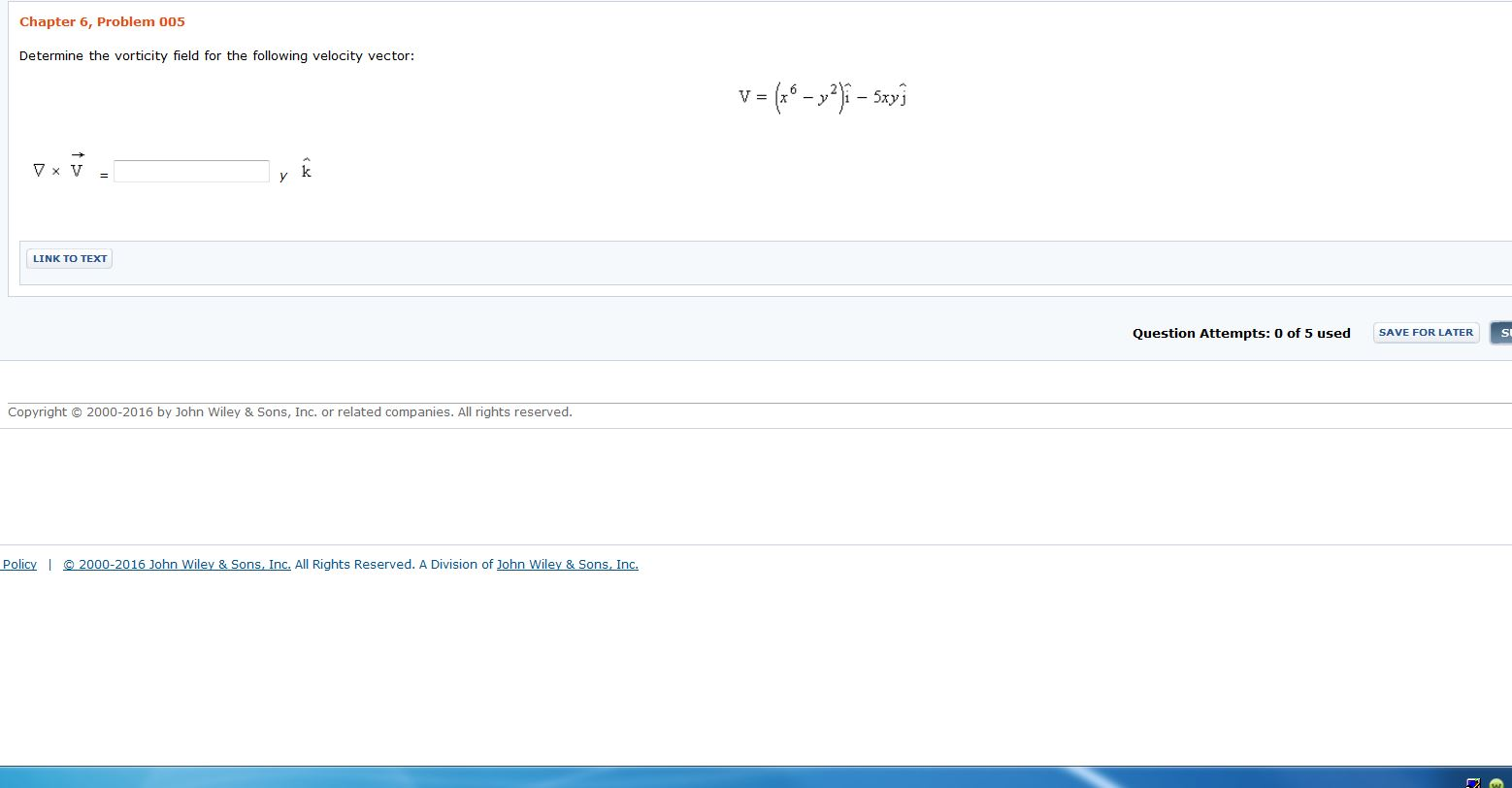 Solved Determine the vorticity field for the following | Chegg.com