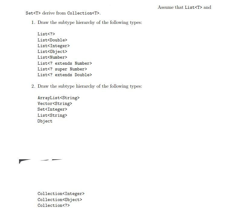 Assume that List List List List List List | Chegg.com