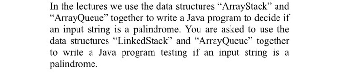 Solved In the lectures we use the data structures | Chegg.com
