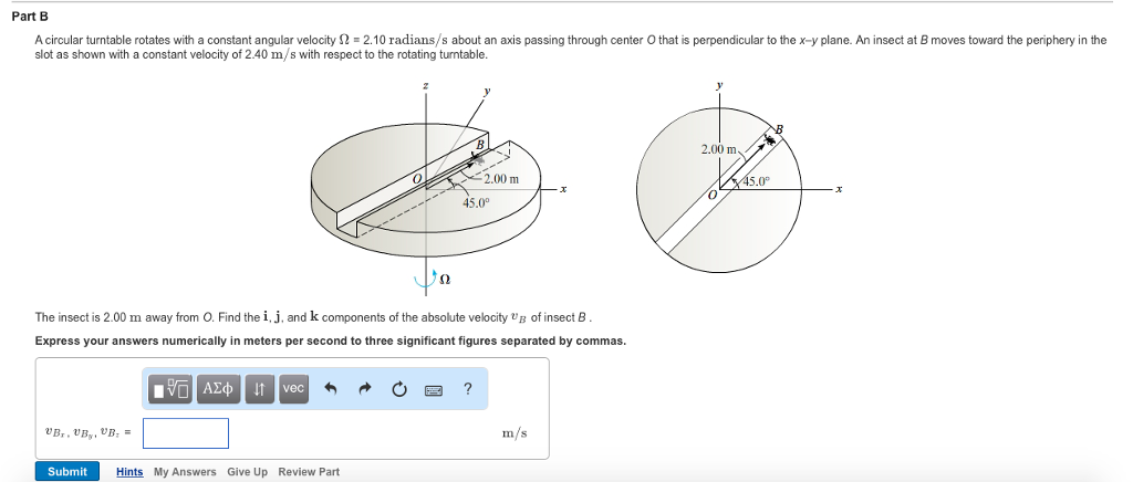 Solved Relative Motion Analysis Using Rotating Axes Learning