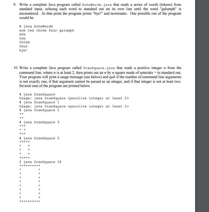 java final review, step by step explaination please | Chegg.com