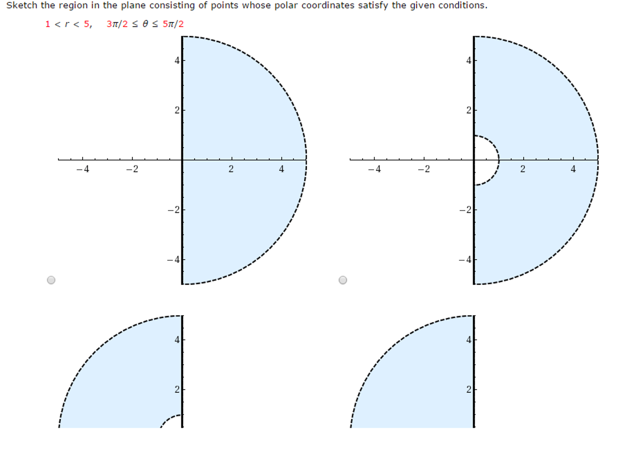 Solved Sketch the region in the plane consisting of points | Chegg.com
