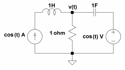 Solved Find node voltage v(t) in the sinusoidal steady state | Chegg.com