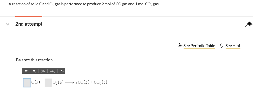 Solved A reaction of solid C and O2 gas is performed to | Chegg.com