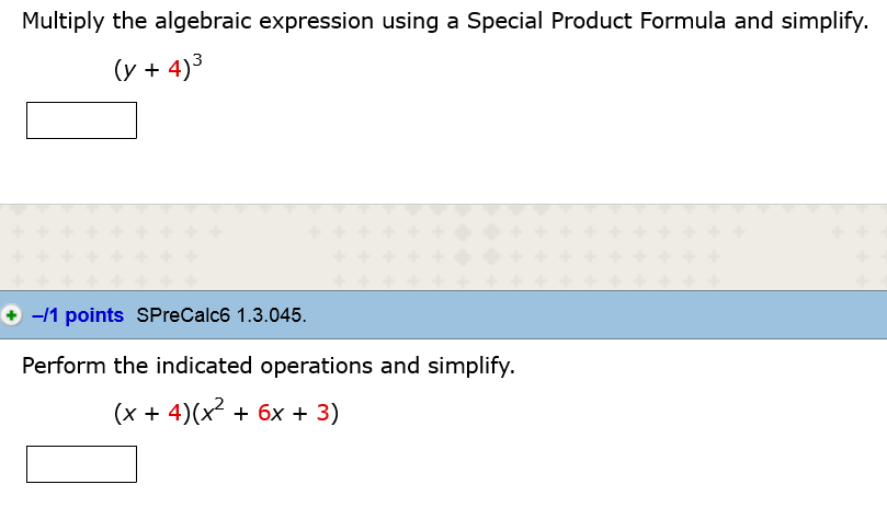 Solved Find the sum, difference, or product. (Simplify your | Chegg.com