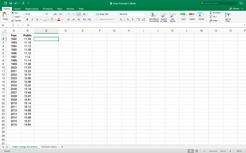The data (first tab) in the Excel spreadsheet gives | Chegg.com