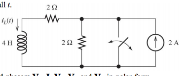 Solved The switch shown in Figure 3 (below) has been closed | Chegg.com
