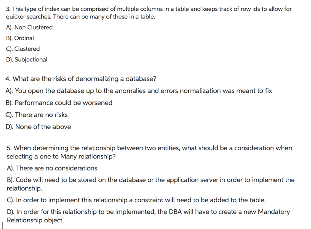 Solved This type of index can be comprised of multiple | Chegg.com