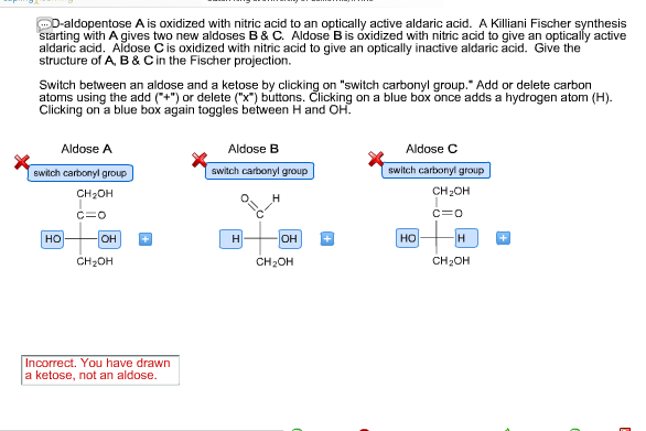 Solved A D-aldopentose A is oxidized with nitric acid to an | Chegg.com