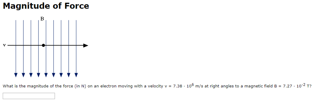 Solved Magnitude of Force what is the magnitude of the force | Chegg.com