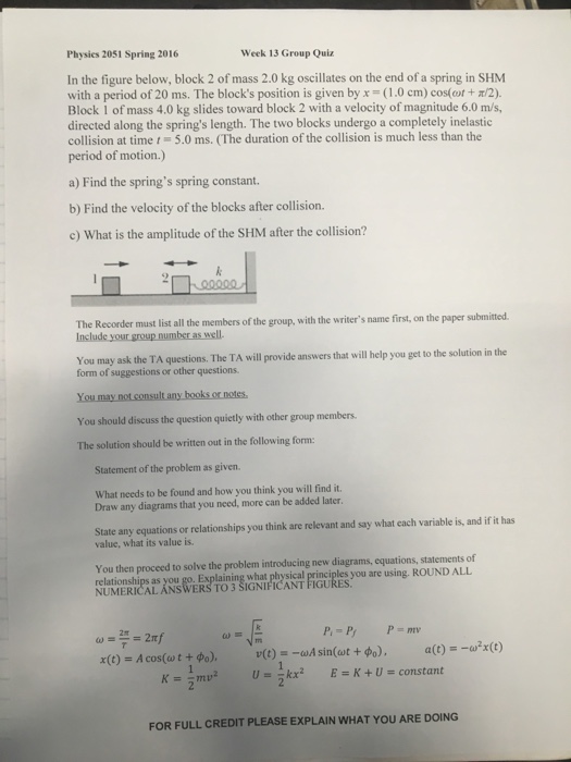 Solved In the figure below, block 2 of mass 2.0 kg | Chegg.com