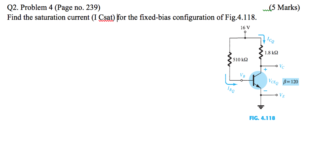 Solved Find the saturation current (I Csat) for the | Chegg.com