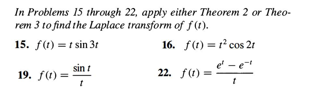Solved In Problems 15 through 22, apply either Theorem 2 or | Chegg.com