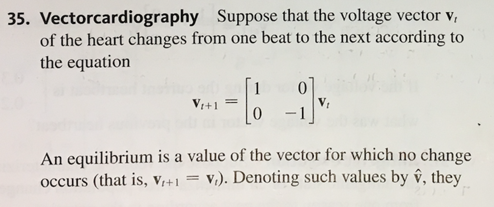 Vectorcardiography Suppose that the voltage vector | Chegg.com