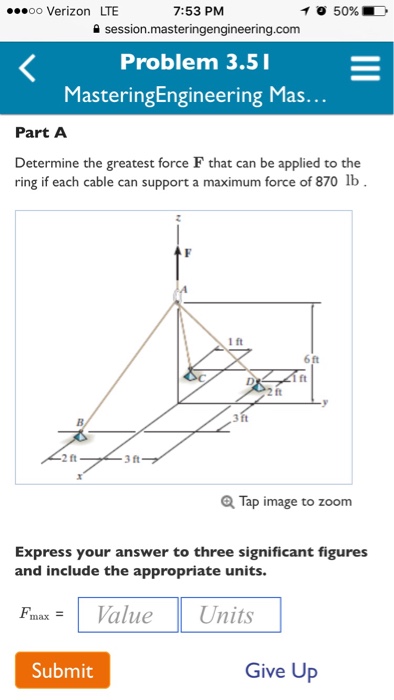 Solved Determine The Greatest Force F That Can Be Applied To