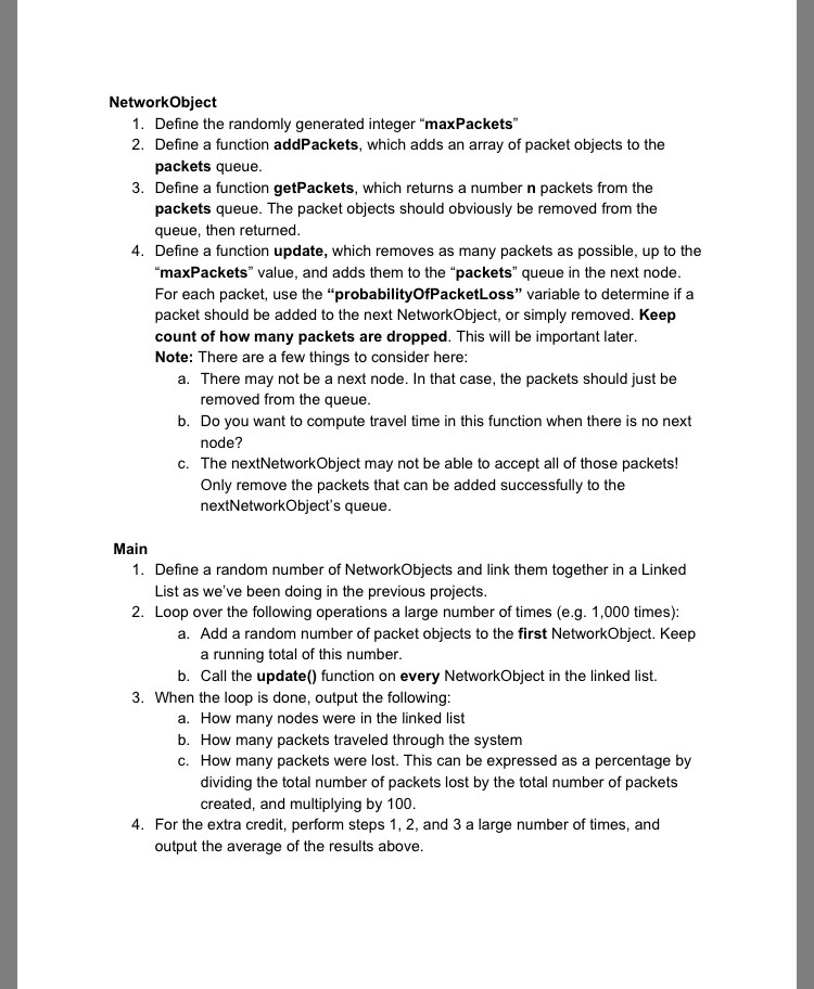 C++ Project. Looks long because i included the | Chegg.com