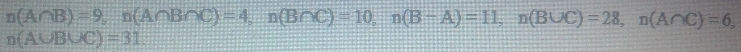 Solved Find, if possible, the number of elements in sets A, | Chegg.com