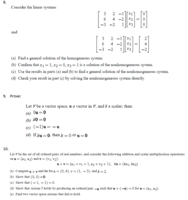 Solved 6. find the general solution to the linear system and | Chegg.com