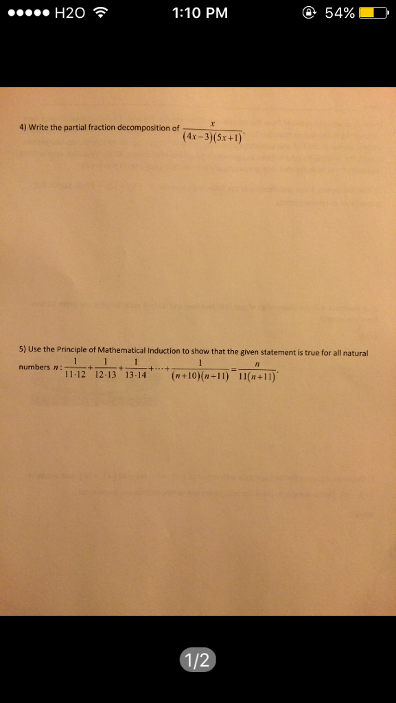 Solved Write the partial fraction decomposition of x/4x - 3) | Chegg.com