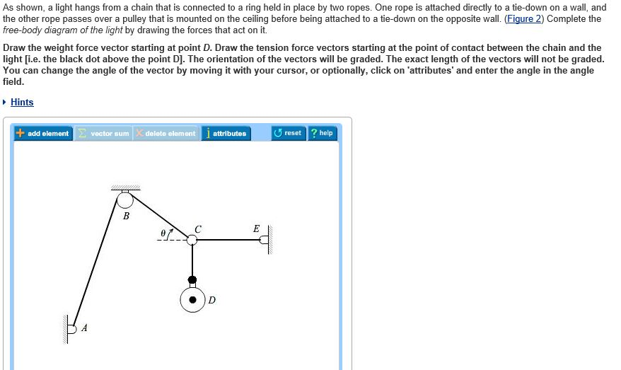 Solved As shown, a light hangs from a chain that is | Chegg.com