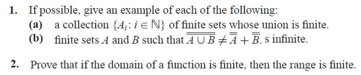 Solved If possible, give an example of each of the | Chegg.com