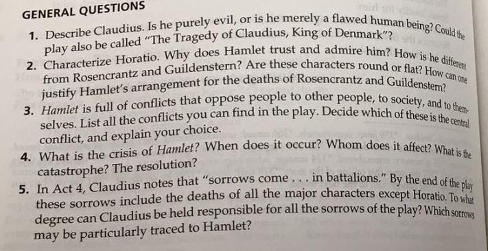 Evil Claudius Hamlet