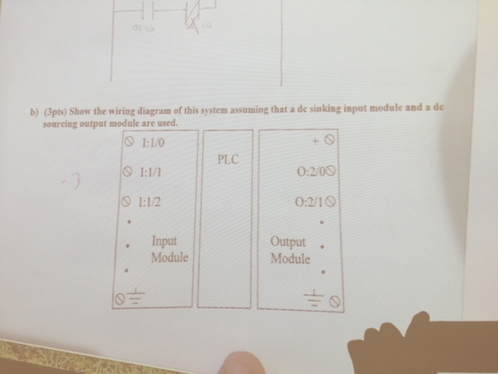 Solved Show the wiring diagram of this system assuming that | Chegg.com