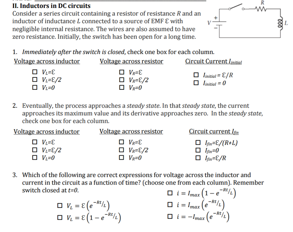 Solved Consider A Series Circuit Containing A Resistor Of