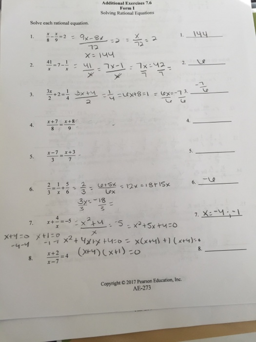 Solved Can someone help me with numbers 4, 5, and 8? Show me | Chegg.com