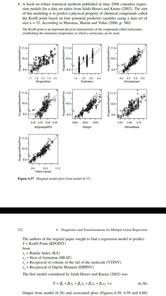 4. A book on robust statistical methods published in | Chegg.com