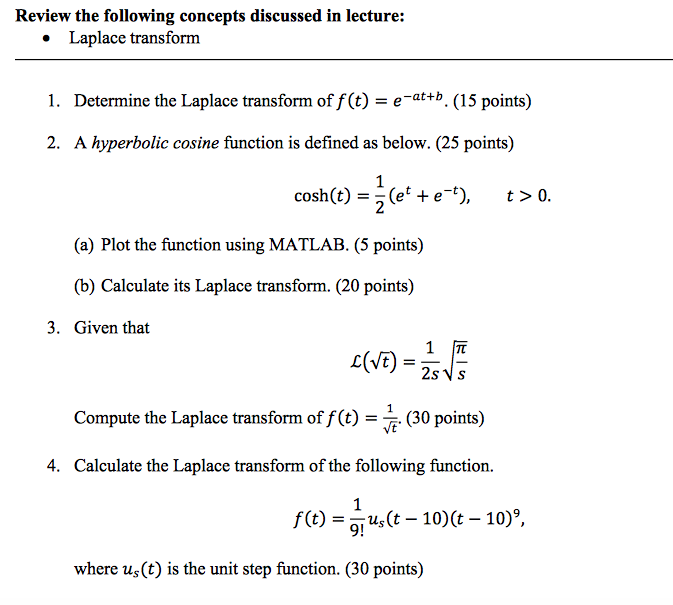 Solved Review the following concepts discussed in lecture: · | Chegg.com