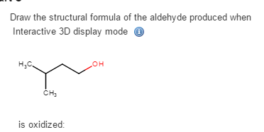 Solved Draw the structural formula of the aldehyde produced | Chegg.com