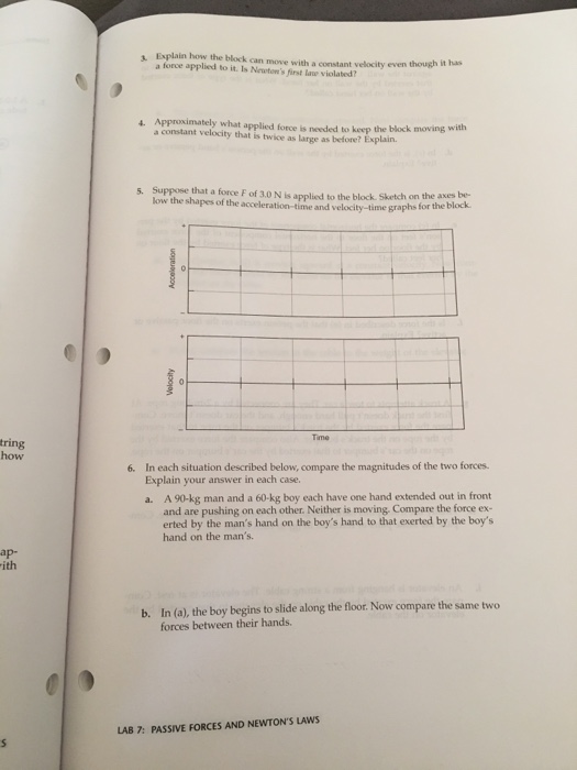 Solved Physics I lab. Answer all questions if possible | Chegg.com