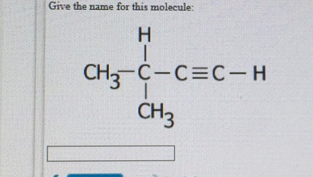 Solved Give the name for this moleculie: Give the name for | Chegg.com