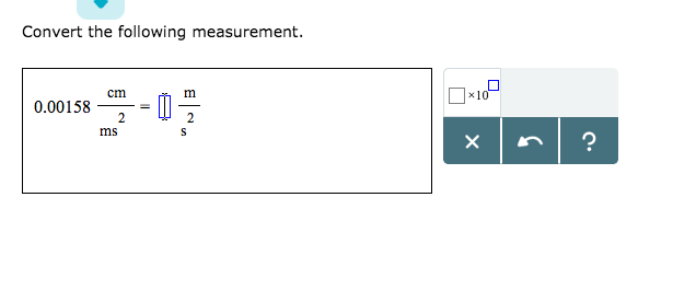 Solved Convert the following measurement. | Chegg.com Solved Convert the following measurement. | Chegg.com