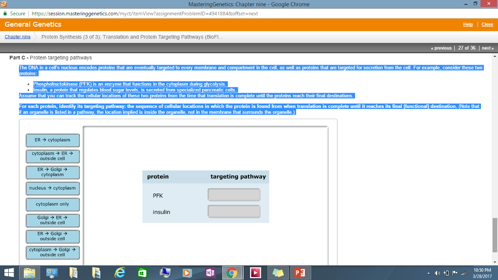 Solved: Mastering Genetics: Chapter Nine Google Chrome Sec... | Chegg.com