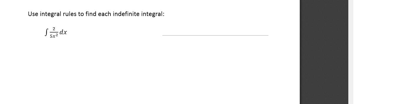 Solved Use integral rules to find each indefinite integral: | Chegg.com