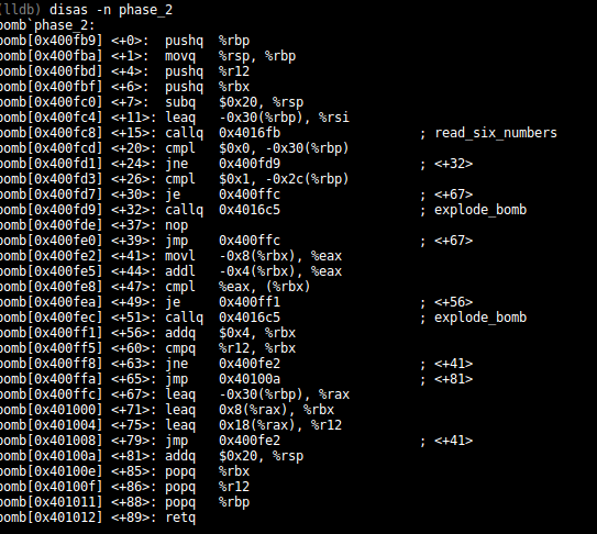 Computer Science Assembly Language bomb lab | Chegg.com