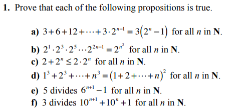 Solved 1. Prove that each of the following propositions is | Chegg.com