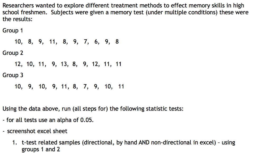 Researchers wanted to explore different treatment | Chegg.com
