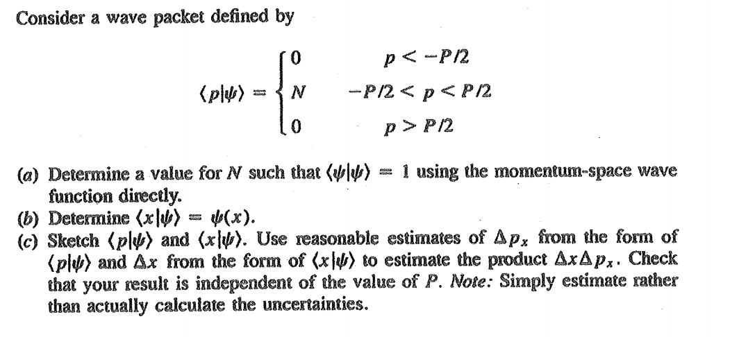 Solved Consider a wave packet defined by (a) Determine a | Chegg.com