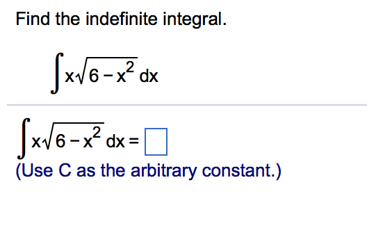 Solved Find the indefinite integral. integral x Squareroot | Chegg.com