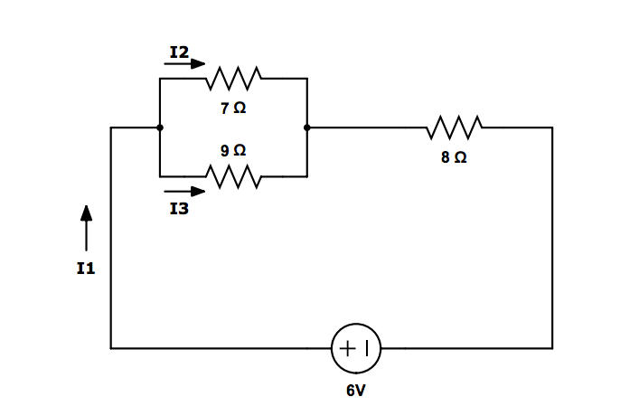 Solved Solve for I1, I2, and I3 in the circuit diagram shown | Chegg.com