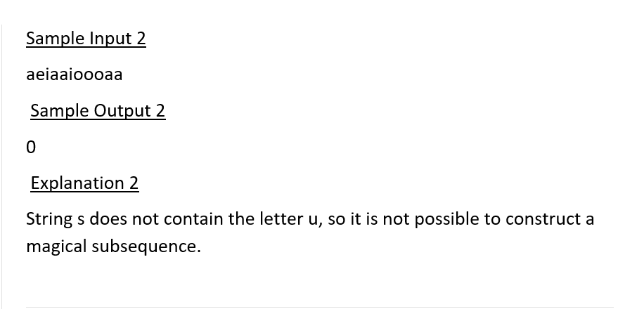 Solved Julia has a string, s, consisting of one or more of | Chegg.com