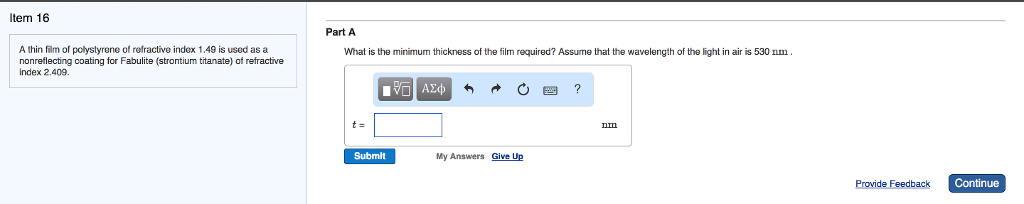 Solved A thin film of polystyrene of refractive index 1.49 | Chegg.com