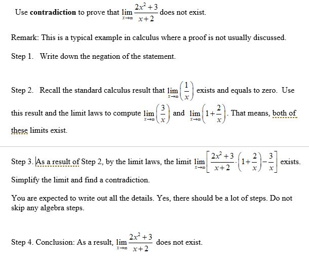 Examples Of Proof By Contradiction