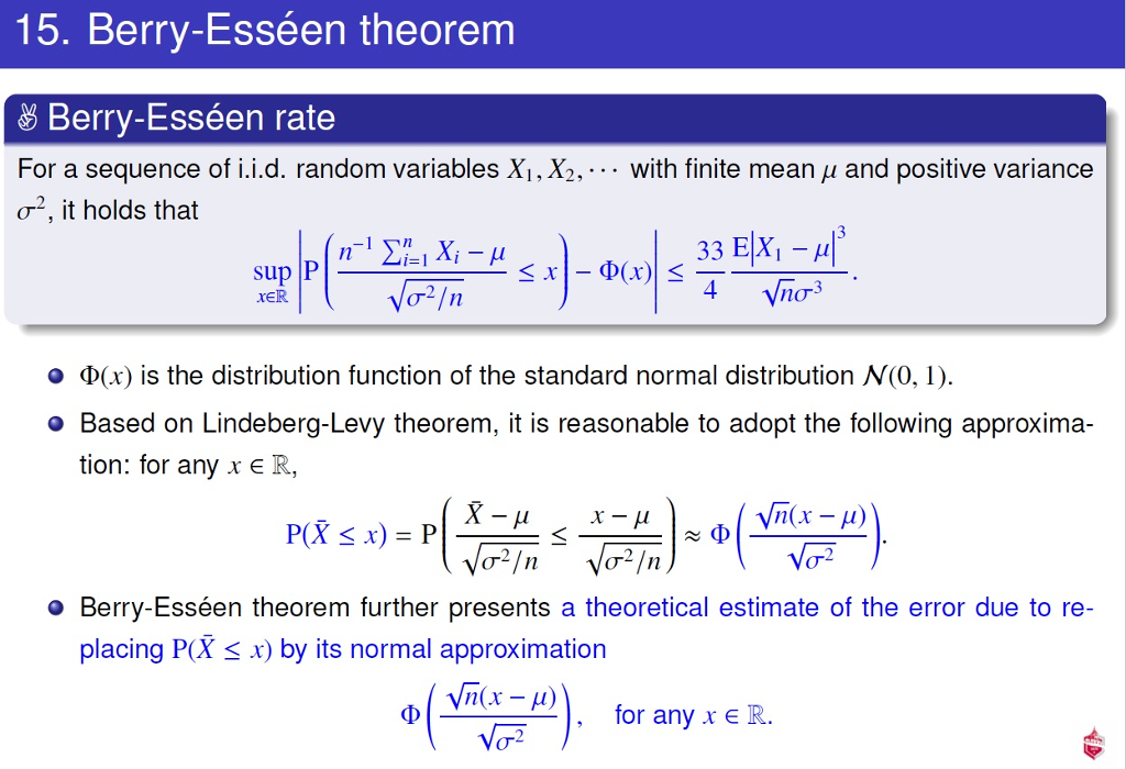 Solved For a sequence of i.i.d. random variables X_1, X_2, | Chegg.com