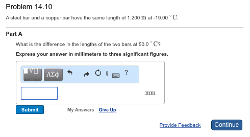 Solved A steel bar and a copper bar have the same length of | Chegg.com