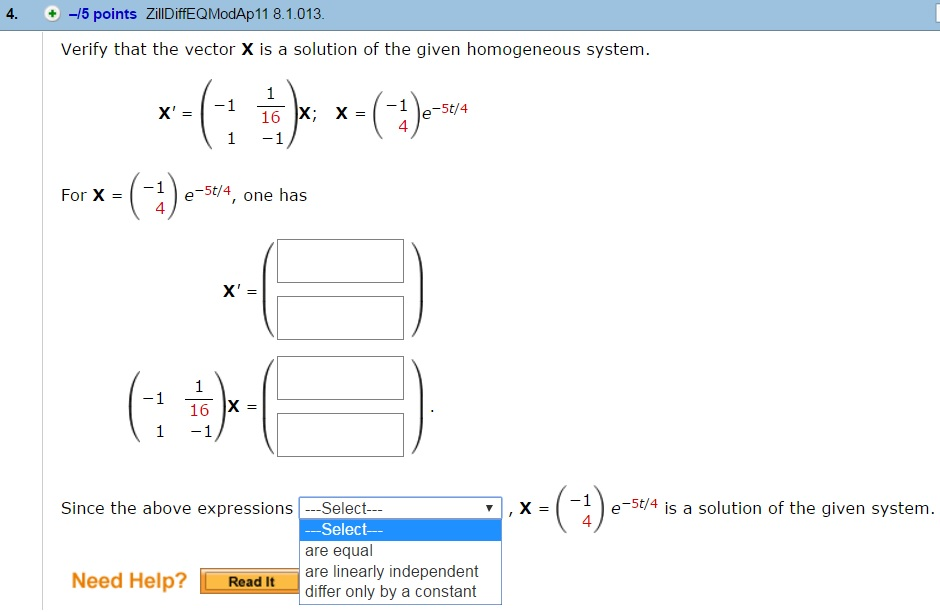 Solved 4. -15 points ZillDiffEQModAp11 8.1.013. Verify that | Chegg.com Solved 4. -15 points ZillDiffEQModAp11 8.1.013. Verify that | Chegg.com