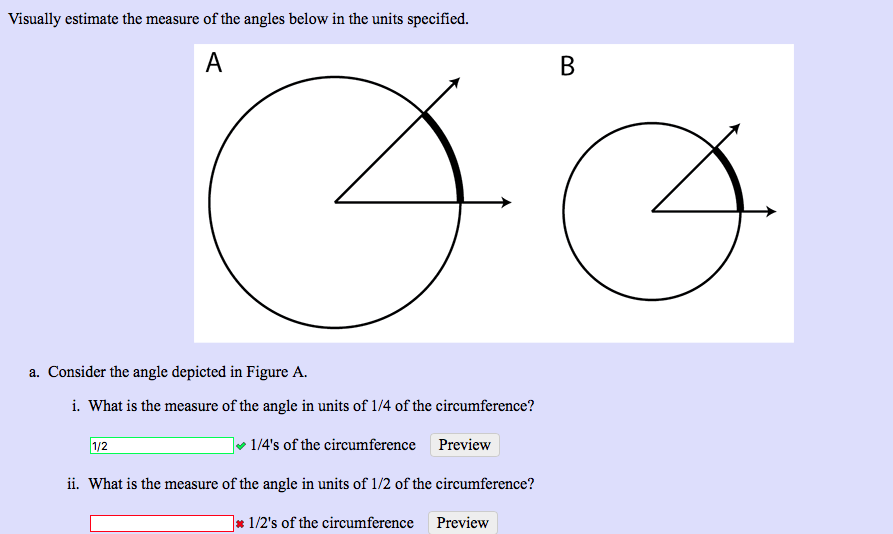 Solved Visually estimate the measure of the angles below in | Chegg.com